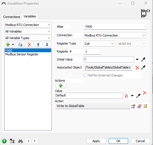 How to use Emulation with PLC by modbus RTU connect. - FlexSim Community