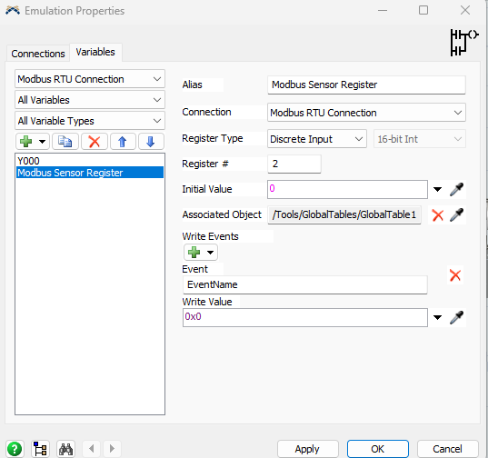 How to use Emulation with PLC by modbus RTU connect. - FlexSim Community